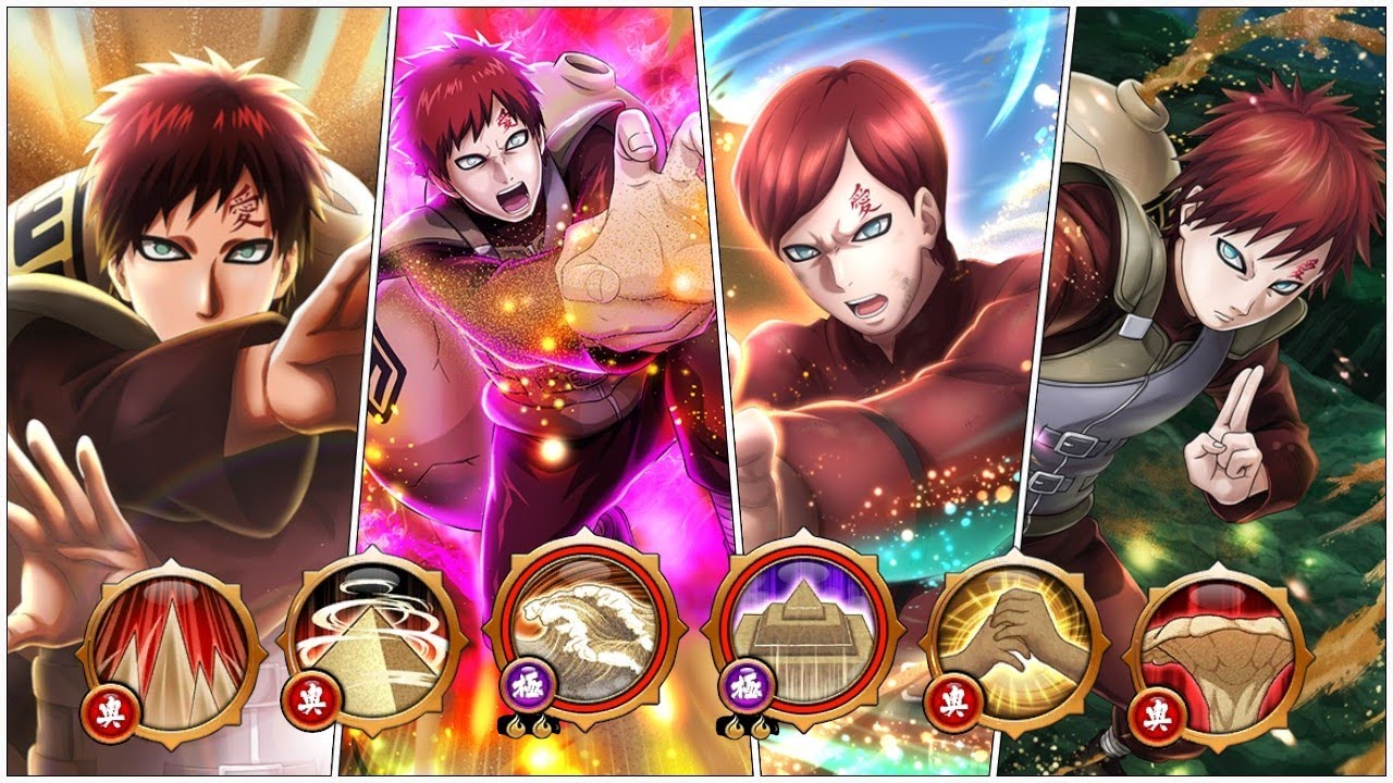 【NxB】Evolution of Gaara's Ultimate | Naruto X Boruto Ninja Voltage ...