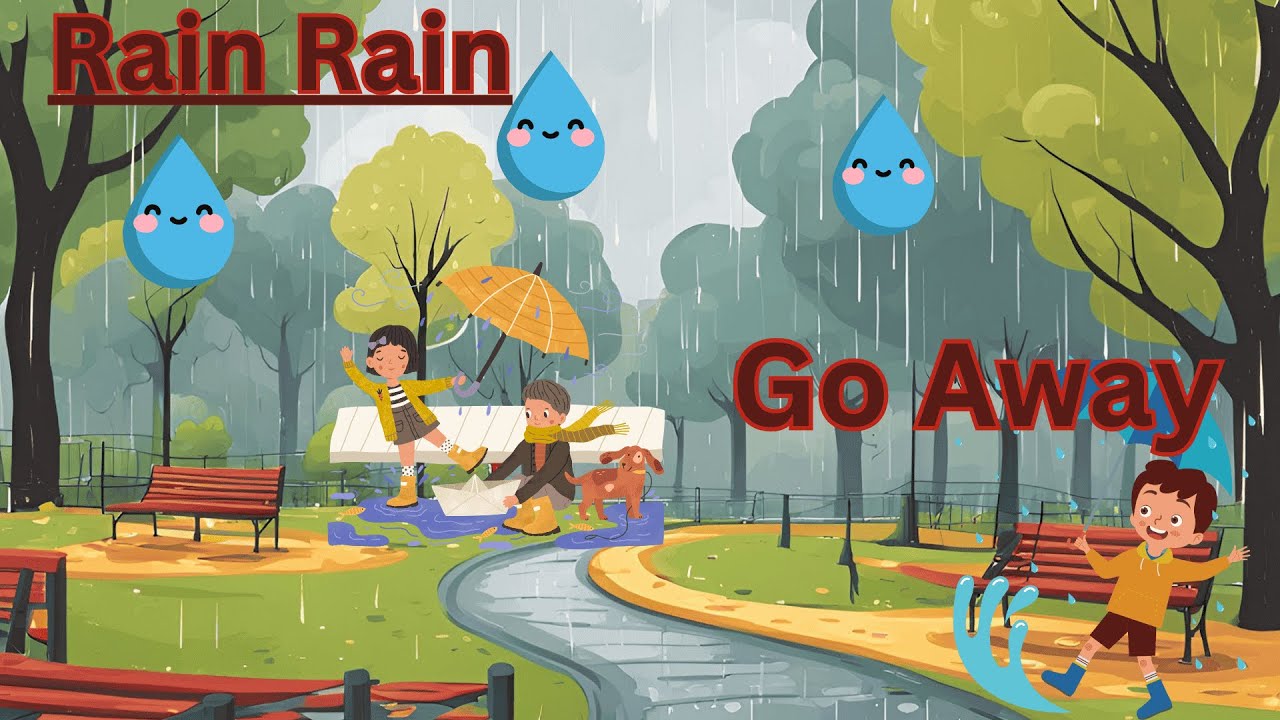 Rain Rain Go Away | English Rhymes | Cartoon Classroom - YouTube