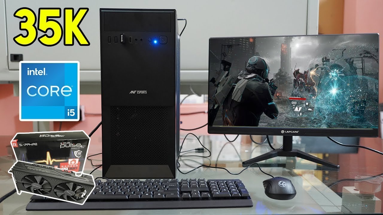 BUDGET GAMING PC 4GB GRAPHICS CARD i5 PROCESSOR WITH MONITOR BUILD ...