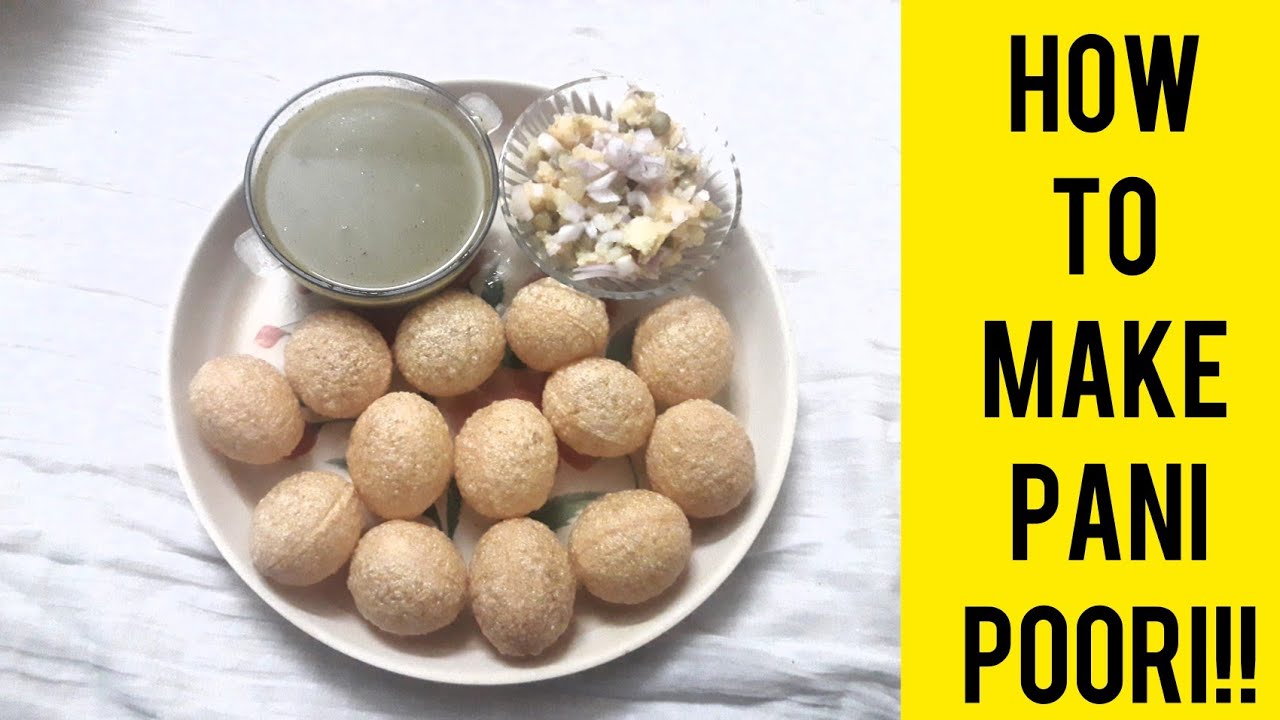 PAANI POORI|How to make pani poori|how to make pani|pani poori recipe ...