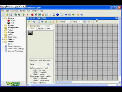 How to make a scrolling view in game maker - YouTube