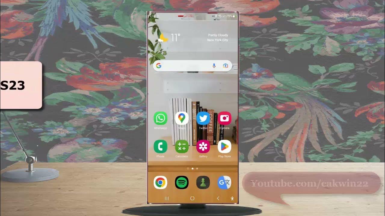 Samsung Galaxy S23 Ultra : How to enable talkback by using Side and Volume up keys - YouTube