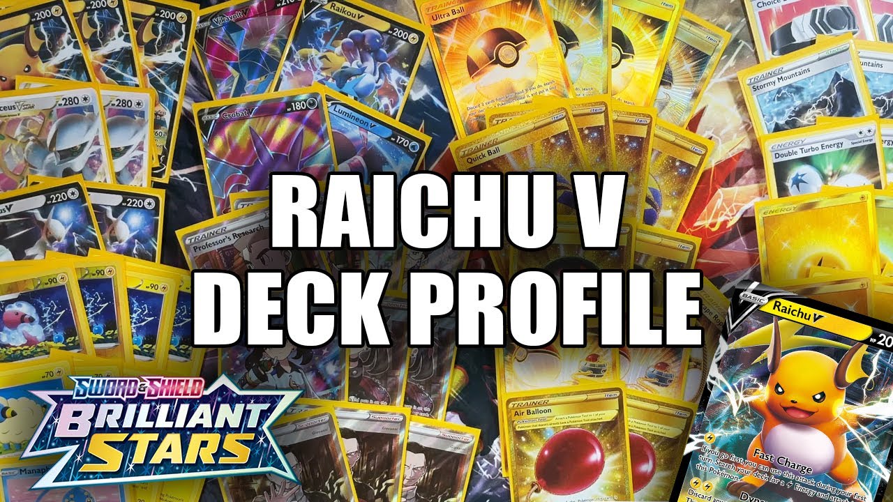 Raichu V Deck Profile With Arceus VSTAR - Brilliant Stars Decklist ...