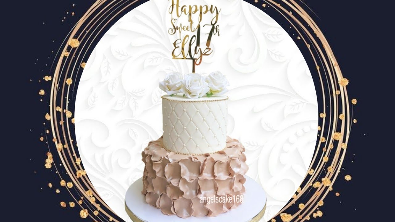 Sweet seventeen Birthday cake - YouTube