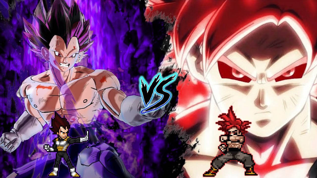 PRIMAL EGO VEGETA VS EVIL MUI GOKU V3 - YouTube