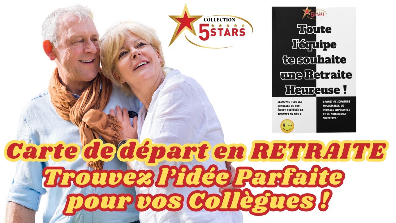 Carte Départ Retraite ! Idée Parfaite pour Collègues de travail 😝 - YouTube