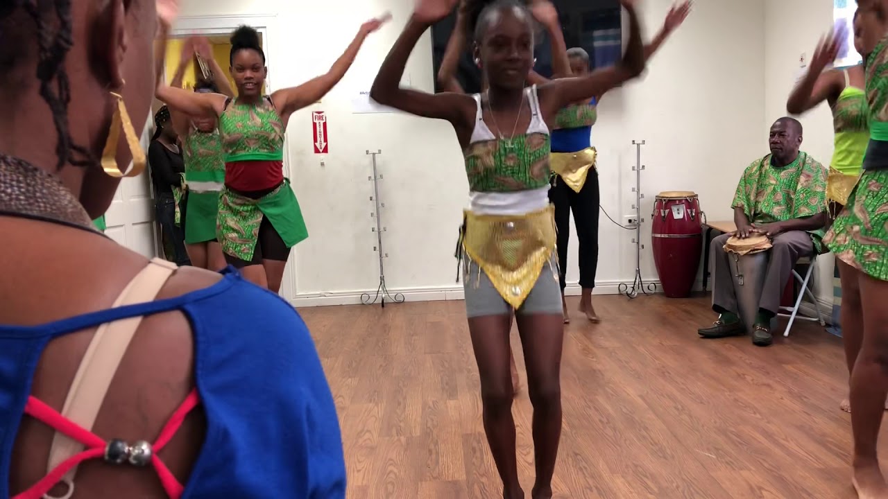 In traditional Trinidad dance - YouTube