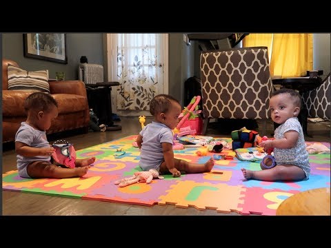 Truly Triplets Play Time - YouTube