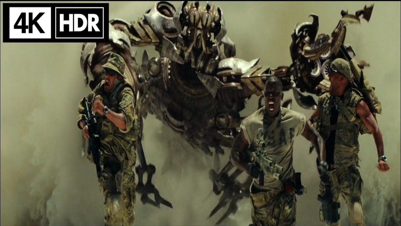 Transformers 2007 scorponok Desert Battle Movie Clip Blu ray (FULLHD) # ...