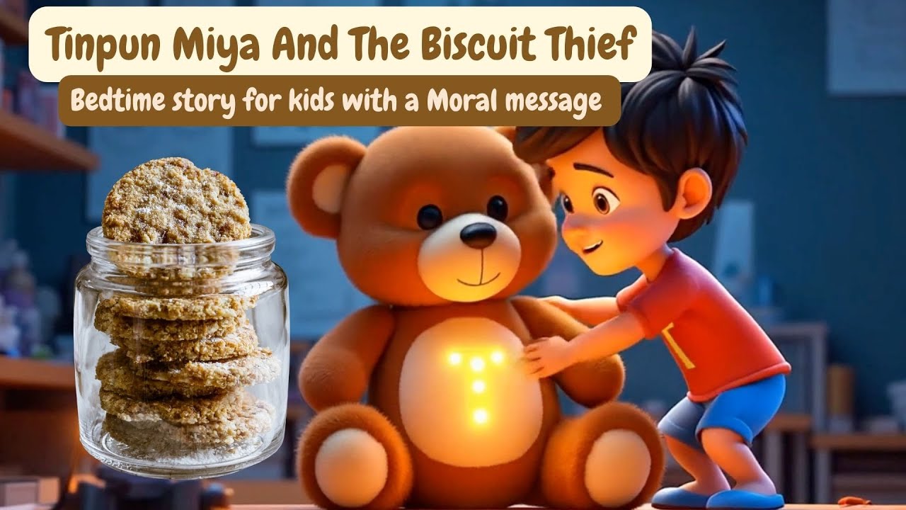 Tinpun Miya and the Biscuit Thief | Funny Kids Story Song | 3D Animated ...