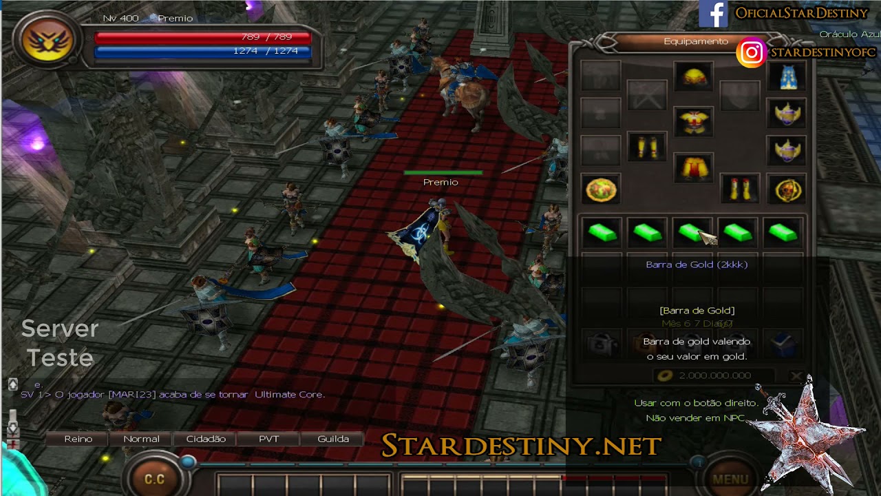STAR DESTINY OFICIAL - CRIANDO ULTIMATE CORE - YouTube