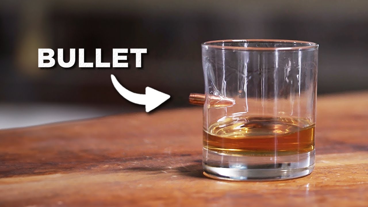 The Worlds First Bulletproof Whiskey Glass - YouTube