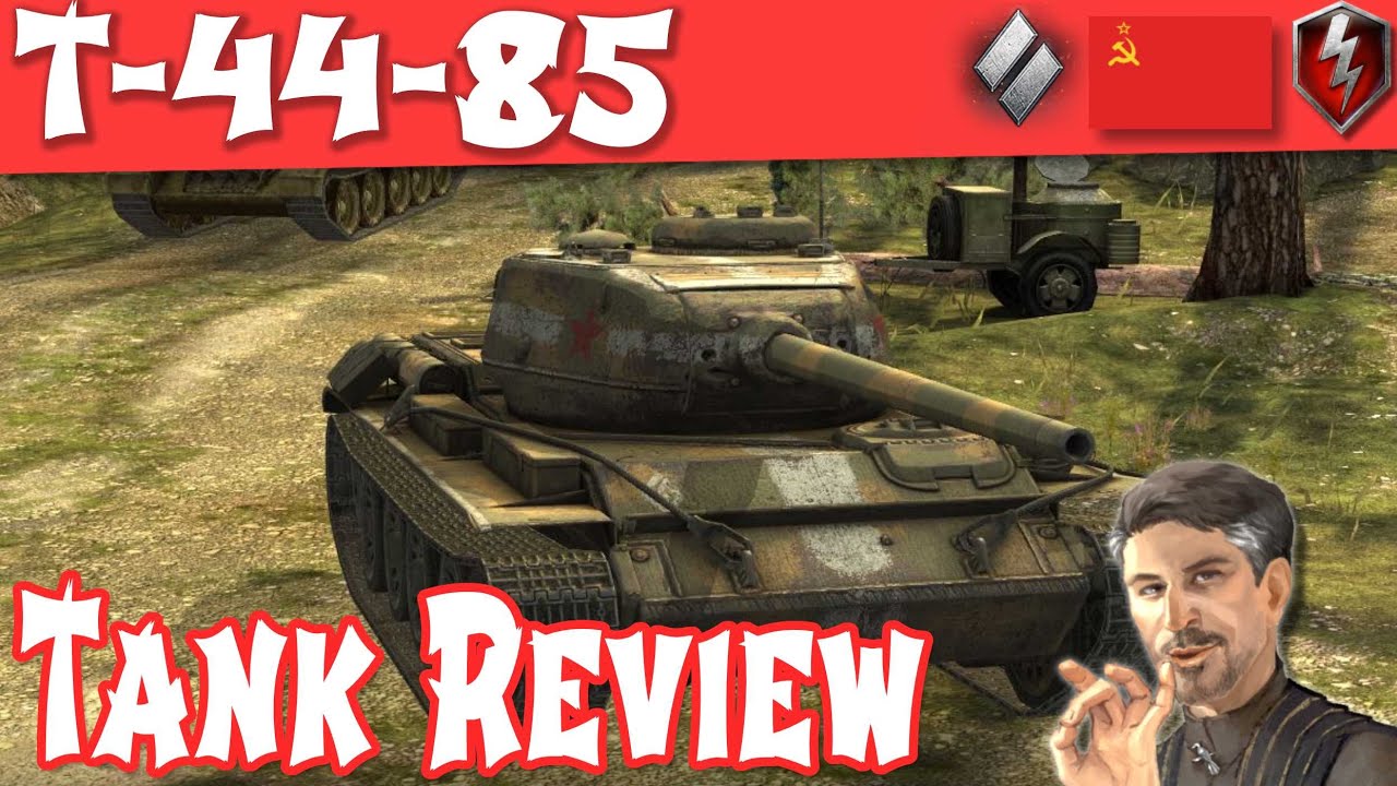T-44-85 Bravery WOT Blitz Tier 7 Soviet Medium Premium Review ...