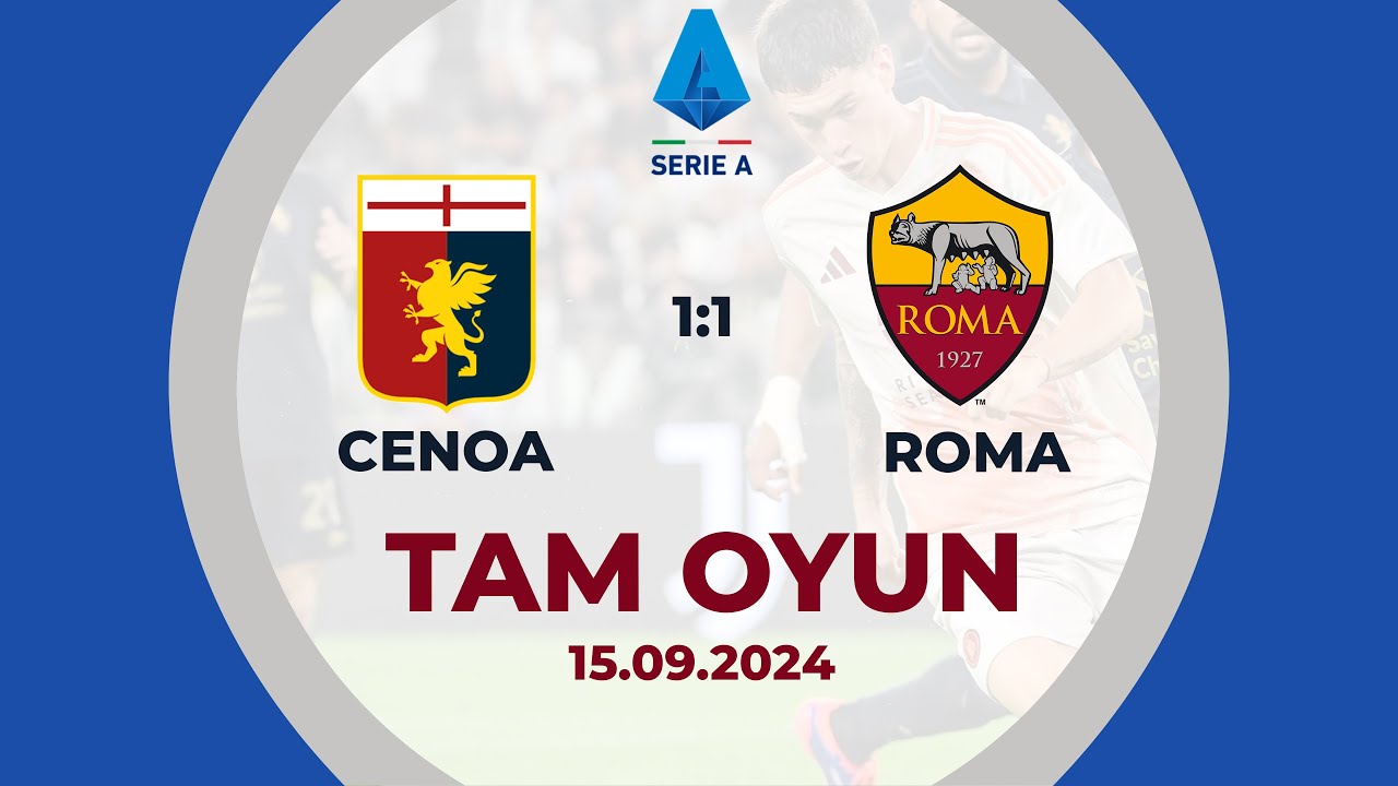 Ceona 1:1 Roma | İtaliya A Seriyası, 4-cü tur | TAM OYUN - YouTube