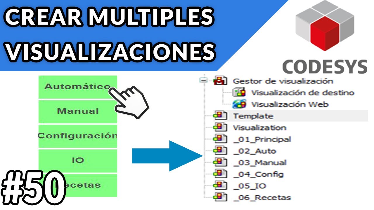 🔵 CODESYS 3.5 - CREAR MÚLTIPLES VISUALIZACIONES EN UN MISMO PROYECTO ...