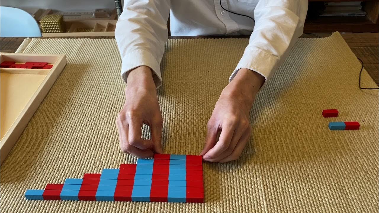 Montessori Math Lesson- Small Number Rods - YouTube