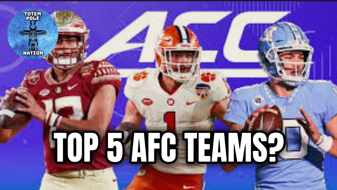 NCAA FOOTBALL- Top 5 ACC Teams in 2023 College Football - YouTube
