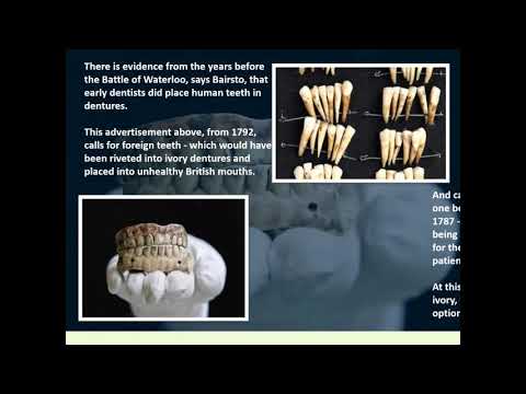 The dentures made from the teeth of dead soldiers at Waterloo. - YouTube