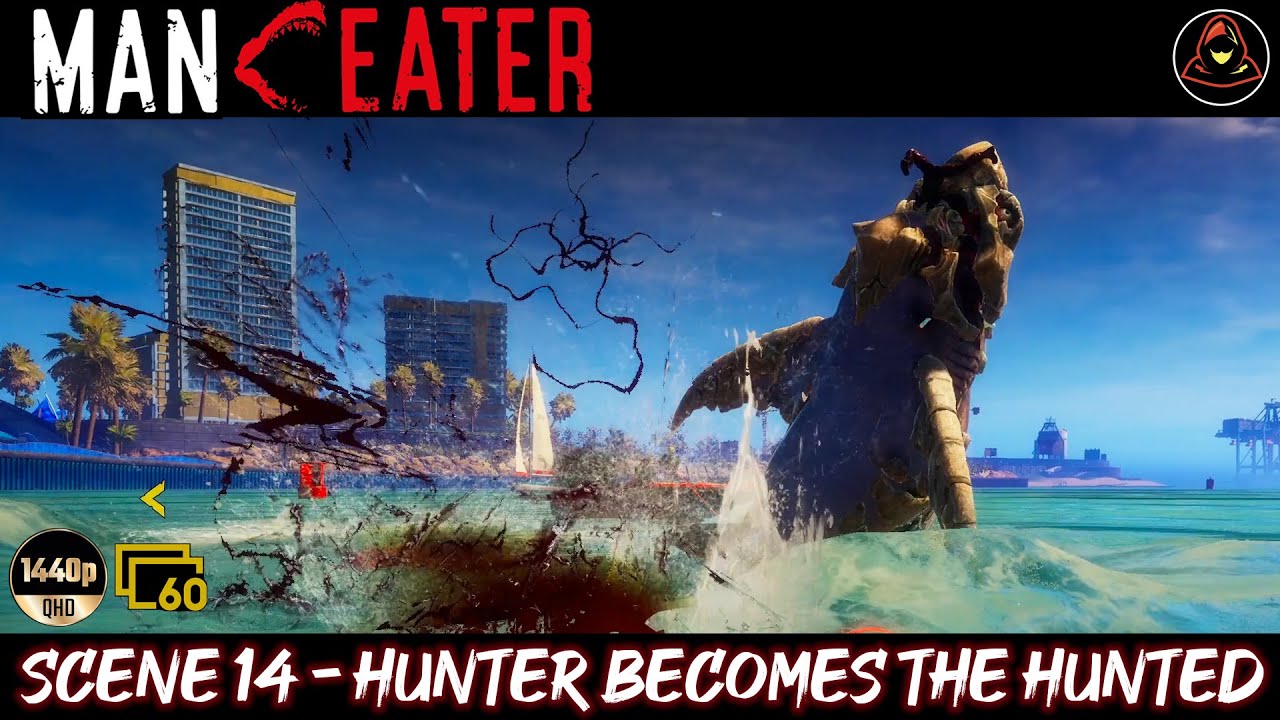 Maneater - Scene 14 - Hunter Becomes The Hunted - YouTube