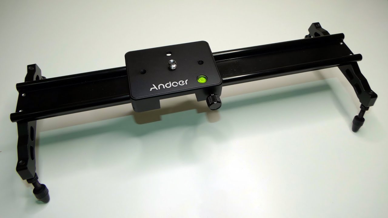 Andoer Slider 40cm Cheap | Unboxing+Video Test - Aliexpress - YouTube