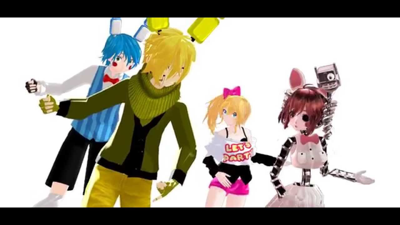 [MMD x FNaF] Scream - YouTube