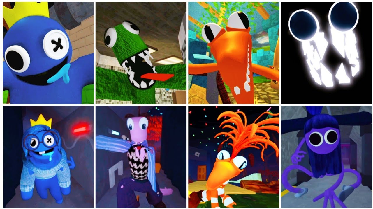 Rainbow Friends Vs Inside Out Friends All Jumpscares - YouTube