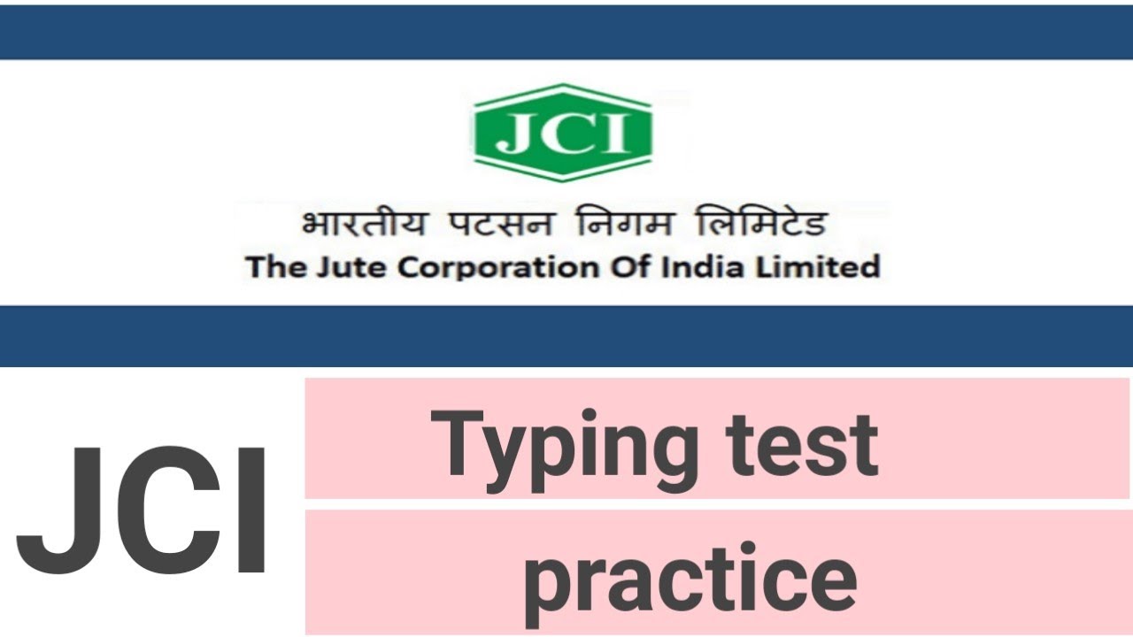JCI Typing test practice!! How to practice jci typing test!! - YouTube