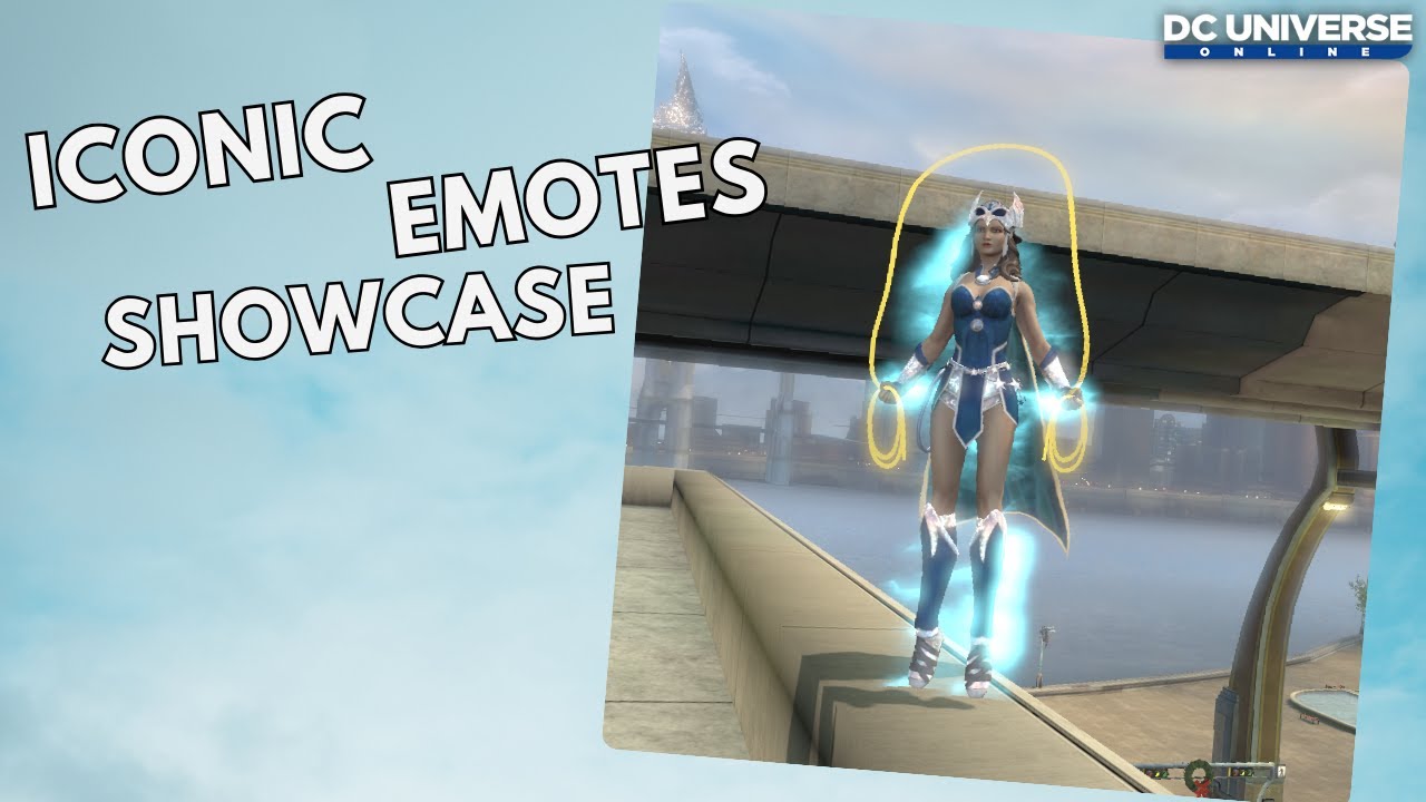 DCUO: Resurgence Mega Capsule Iconic Emotes [Showcase] - YouTube