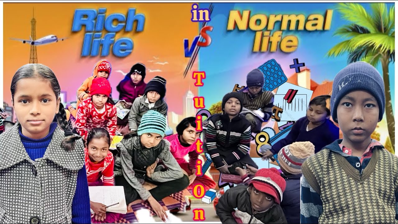 Rich😍 students VS Normal😞students || rich vs poor life || Study Point ...