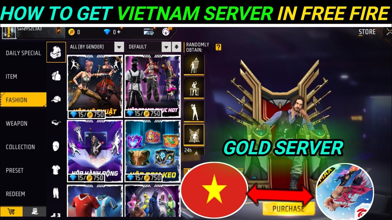 HOW TO GET VIETNAM SERVER IN FREE FIRE 😱🇻🇳||FREE FIRE VIETNAM SERVER ...