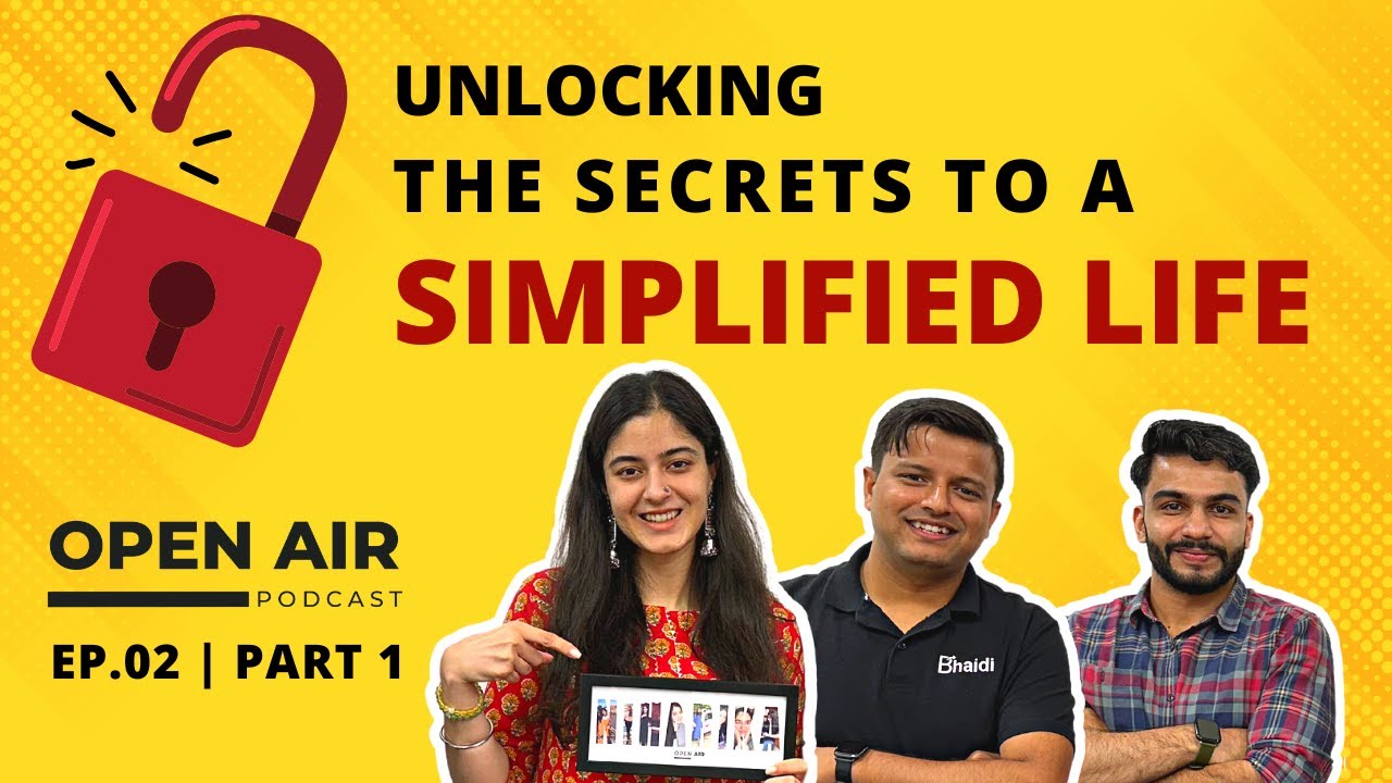 Simplifying Life with Real Life Stories ft. @niharikaasodhi| Open Air ...