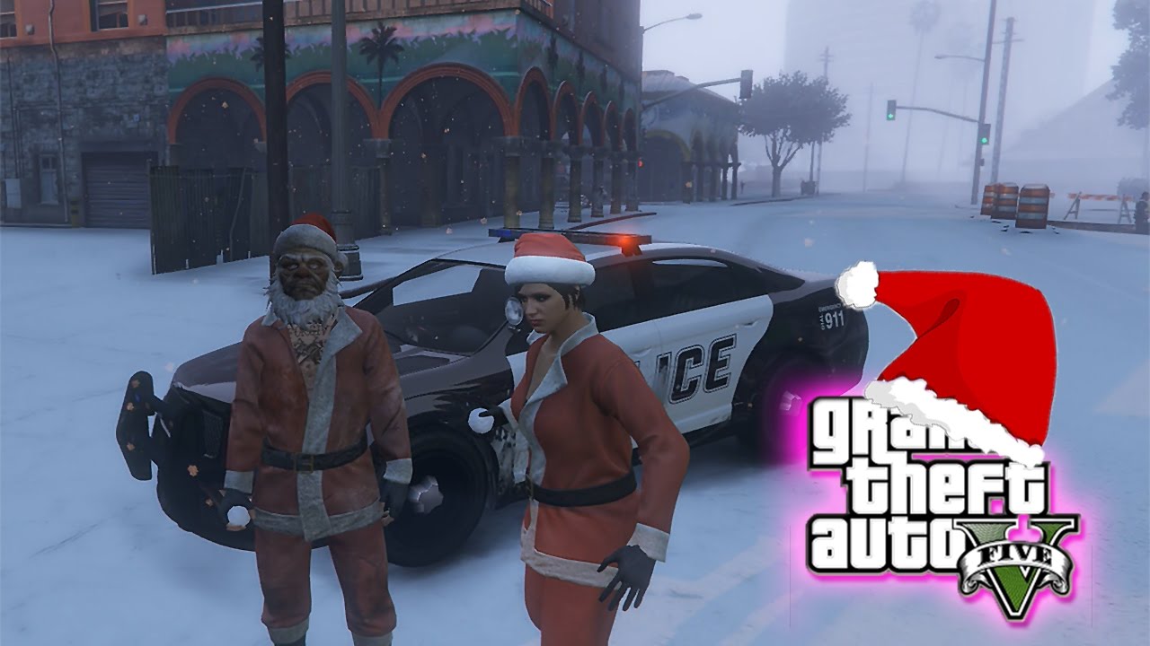 LE PERE NOËL ET LA MERE NOËL SUR GTA ! #1 - YouTube