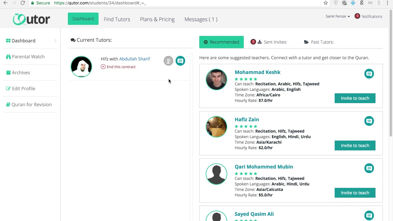 Qutor - how to start a classroom session - YouTube