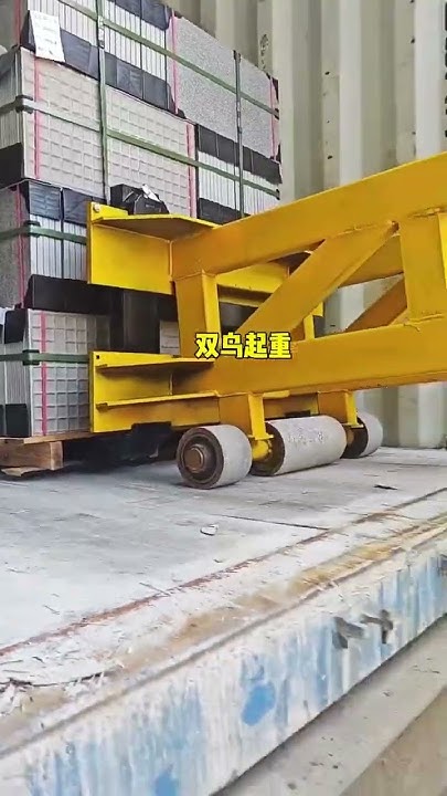 Container with extended fork six meters long and five tons - YouTube