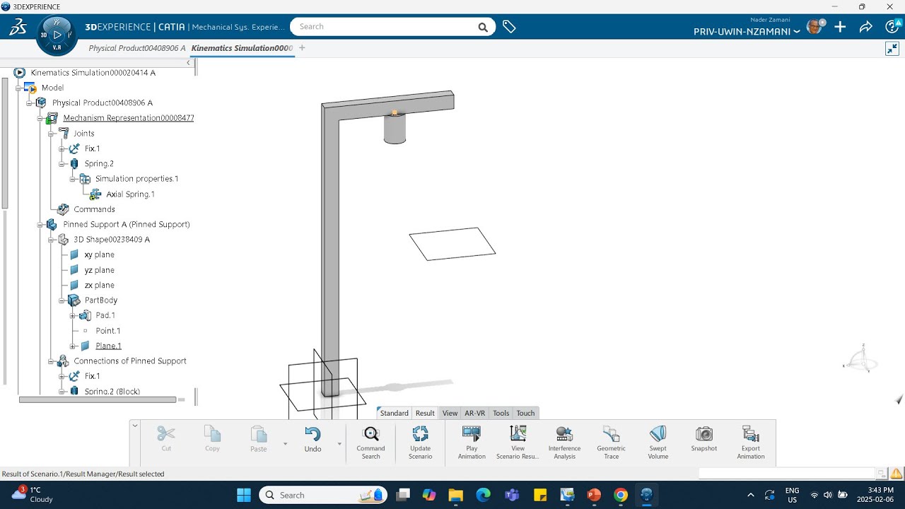 Tutorial 26 Modelling a Rope in Dynamics Scenario Catia 3DEXPERIENCE ...