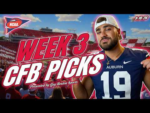 College Football Picks Week 3 2026 | CFB Best Bets, Predictions, and Player Props