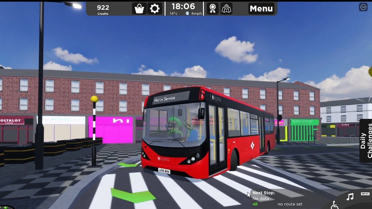 Playing Croydon Bus Transport Game - YouTube