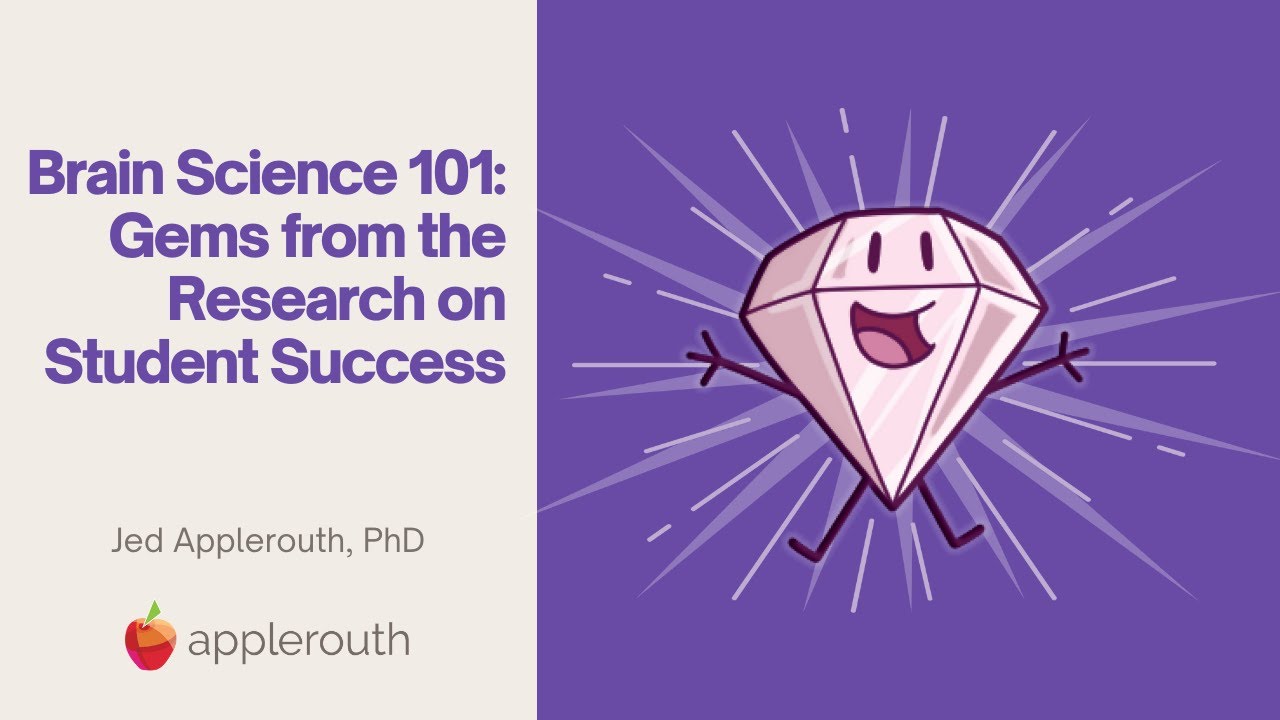 Brain Science 101: Gems from the Research on Student Success - YouTube