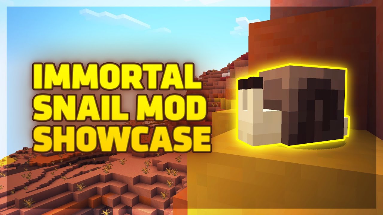 I added the Immortal Snail to Minecraft - YouTube