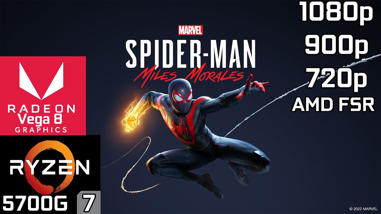 Marvel's Spider-Man Miles Morales - Ryzen 7 5700G Vega 8 & 16GB RAM ...