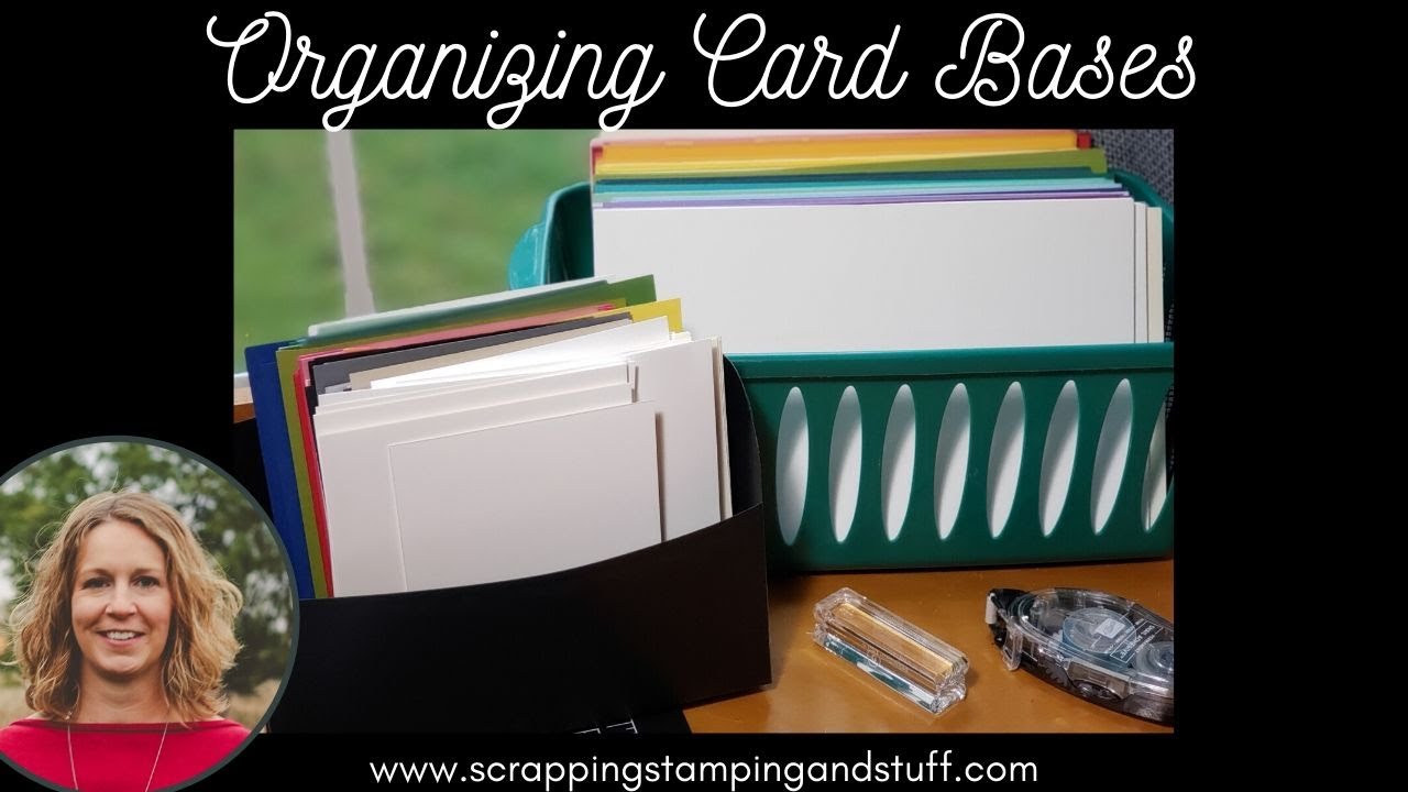 #95 Time Saving Tip For Card Making - Organizing Card Bases and Fronts ...