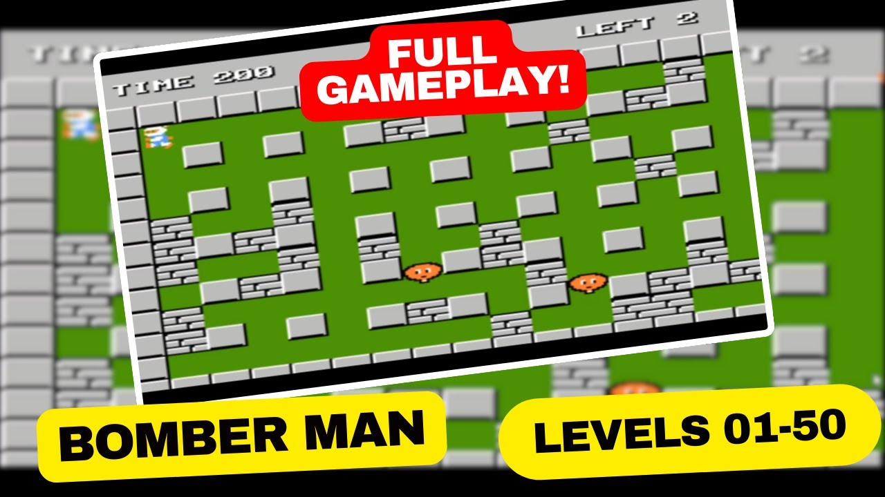 Bomberman Full Gameplay Walkthrough | Levels 1 to 50 (Complete Playthrough) || IT WALA - YouTube