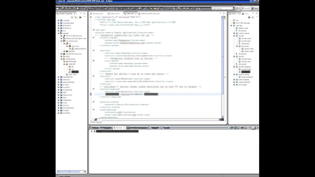 Como configurar un servlet y ejecutarlo desde servidor Apache Tomcat - YouTube