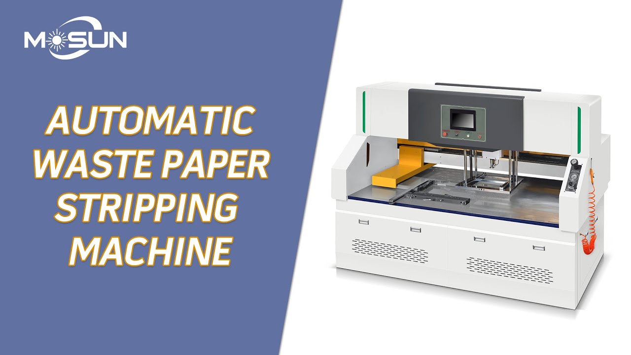 Automatic Single Head Waste Paper Cleaning Machine for Paper Cup - YouTube