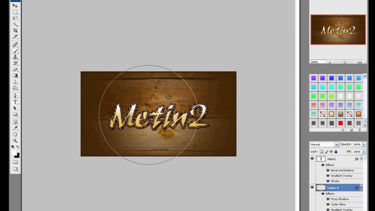 How to create text like Metin2 logo - YouTube