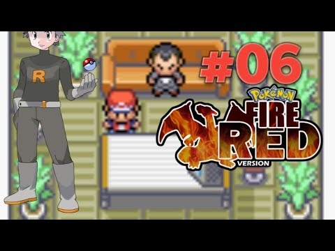 pokemon fire red #06 team rocket hiding base - YouTube