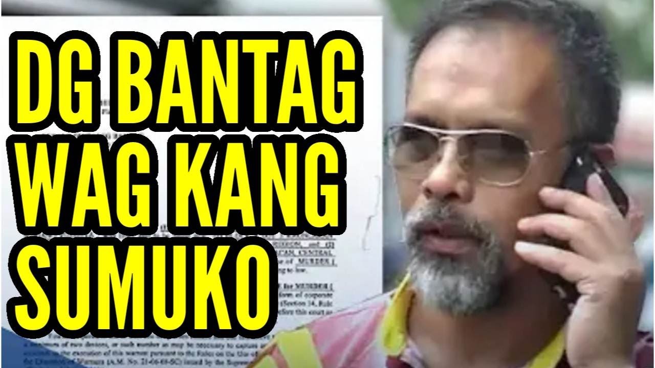 DG BANTAG WAG KANG SUMUKO - YouTube