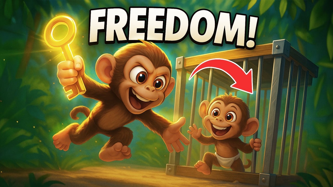Trying to Help My BABY MONKEY Escape The ZOO! I Am Monkey VR - YouTube