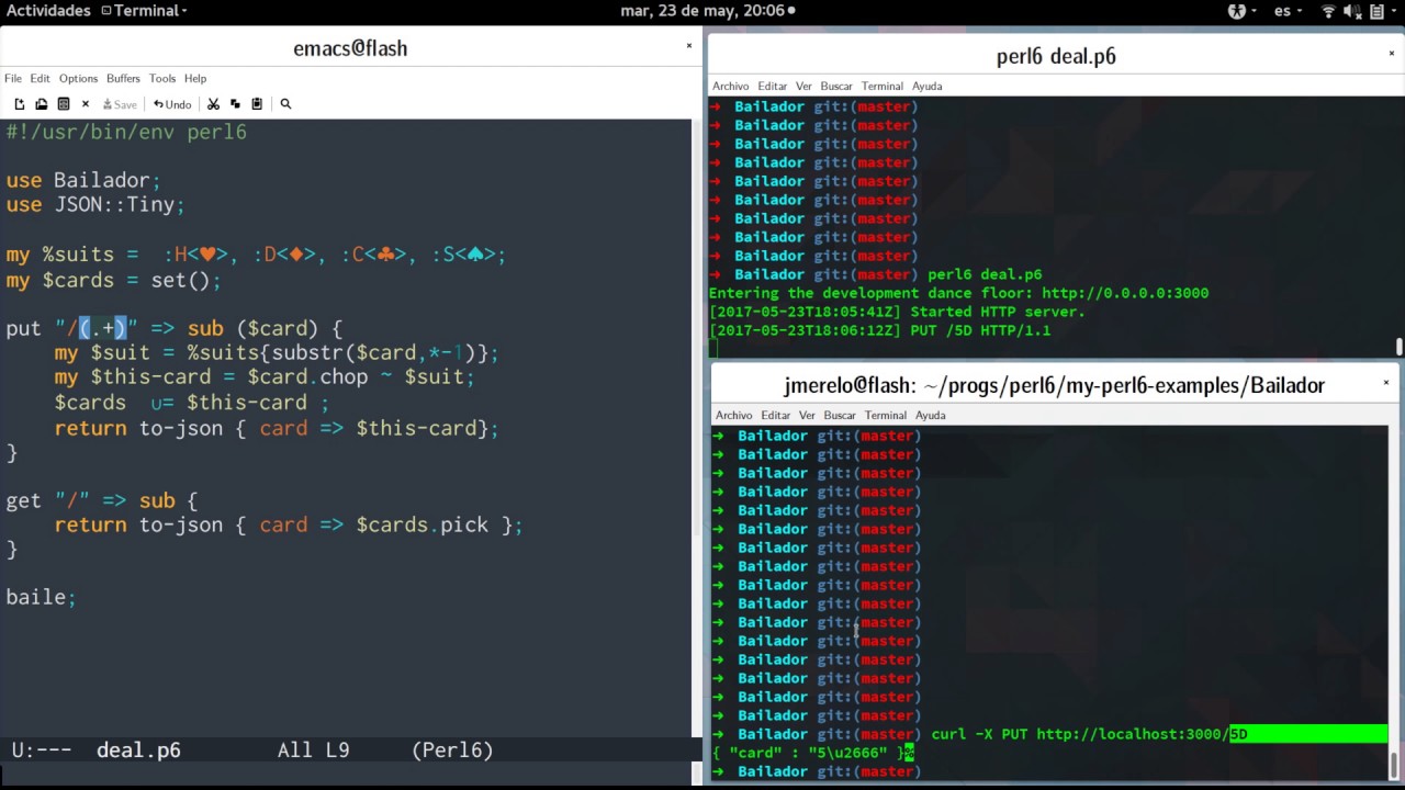 Bailador: creating a REST API in four minutes and a half with Perl 6 ...