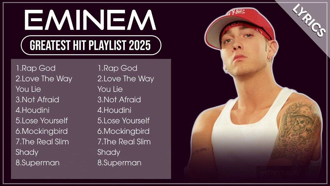 Top EMINEM Songs Playlist 2025 | EMINEM Greatest Hits Collection Of All ...
